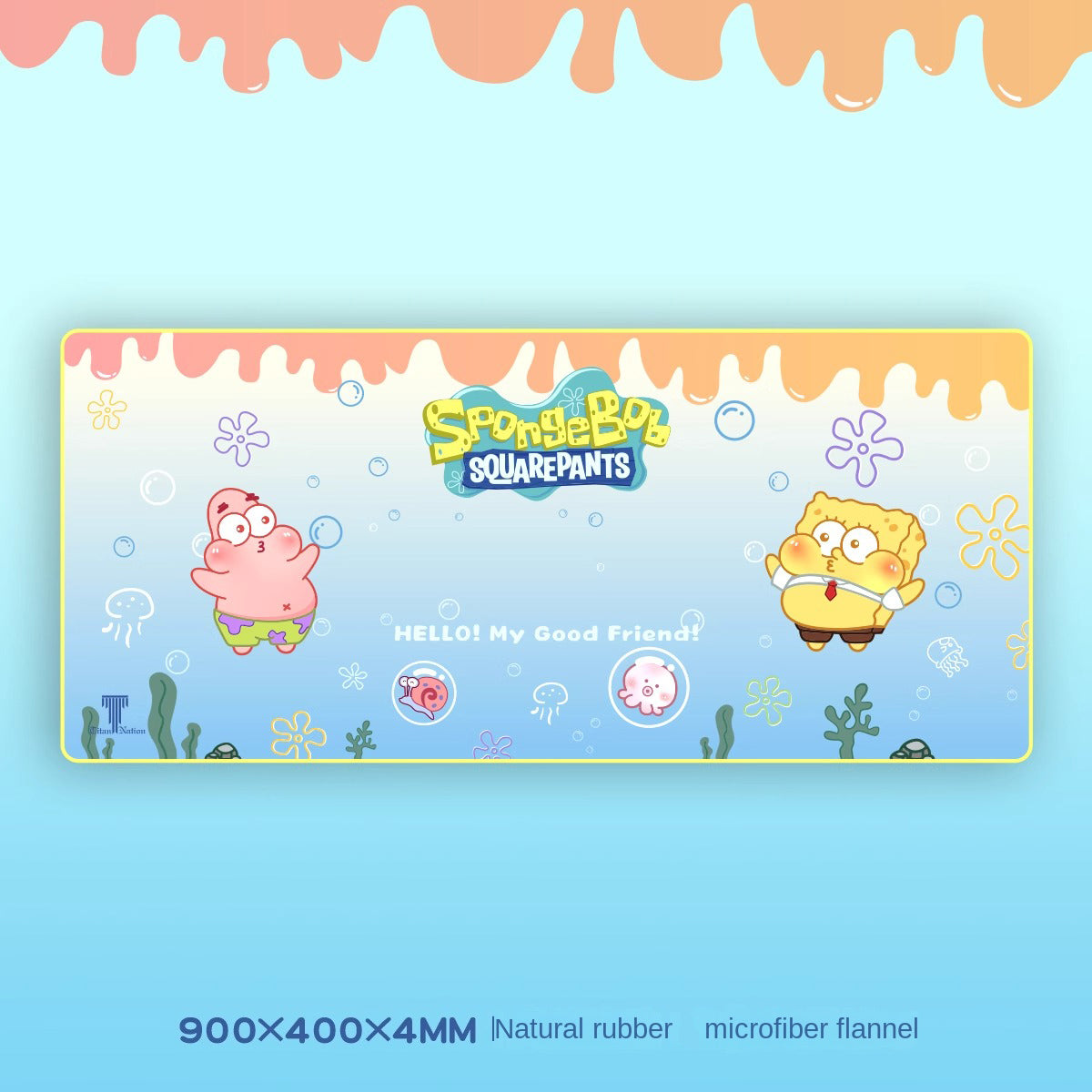 Spongebob Anime PBT Keycaps Set Compatible with Wooting 60HE