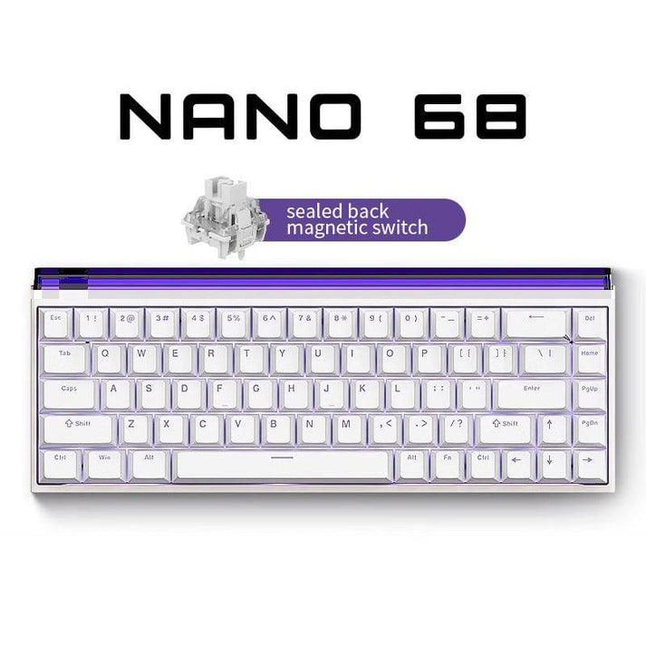 NANO 68 PRO Magnetic Switch Keyboard quick triggering, web-driven